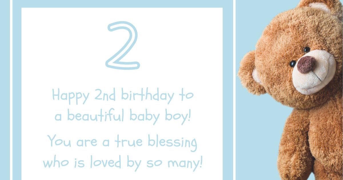 A beautiful baby boy is a blessing - Happy Birthday Wisher, by Pensador