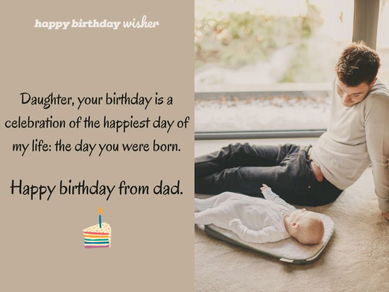 Celebrating The Day You Were Born Daughter Happy Birthday Wisher