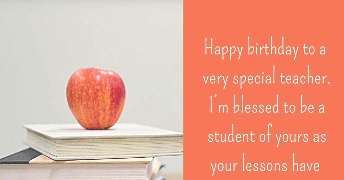 I’m blessed to be a student of yours - Happy Birthday Wisher, by Pensador