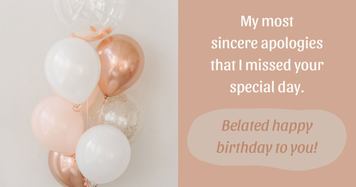 My most sincere apologies - Happy Birthday Wisher, by Pensador