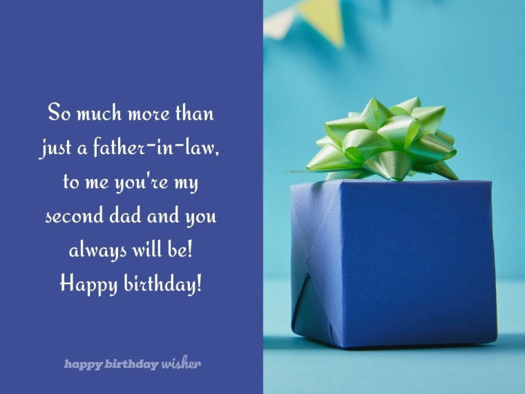 You re So Much More Than A Father in law Happy Birthday Wisher You re So Much More Than A Father in law Happy Birthday Wisher