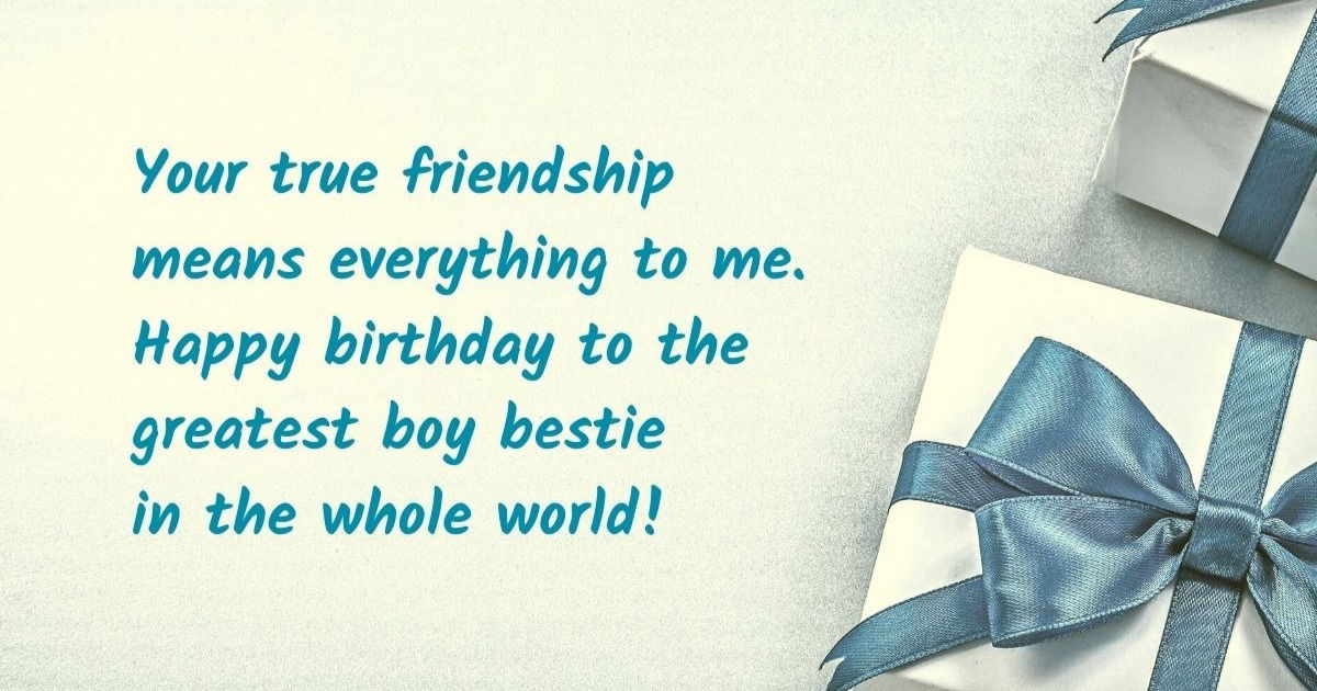 Your Friendship Means Everything Happy Birthday Wisher